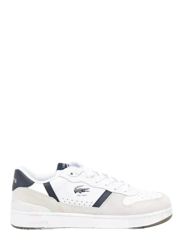 Lacoste T-clip Leather Sneakers - White