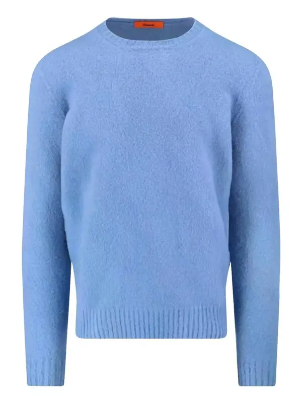 DRUMOHR Crew-neck Wool Sweater - Blue