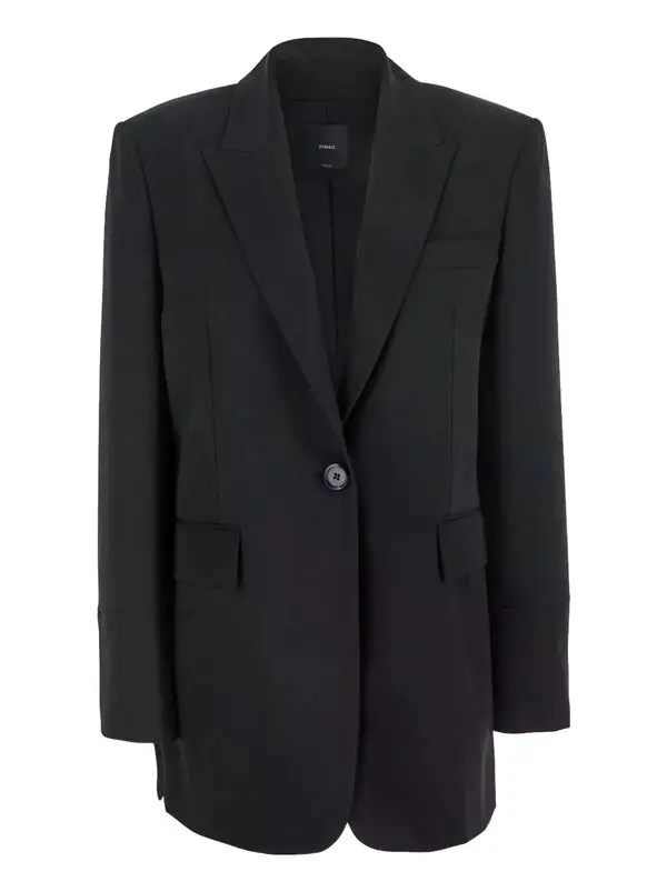 Pinko Single-breasted Blazer - Black