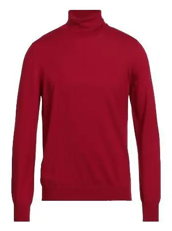 GRAN SASSO Turtleneck Virgin Wool Knit - Red