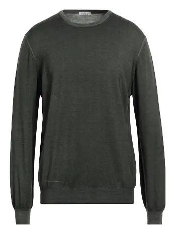 GRAN SASSO Solid Virgin Wool Sweater - Green