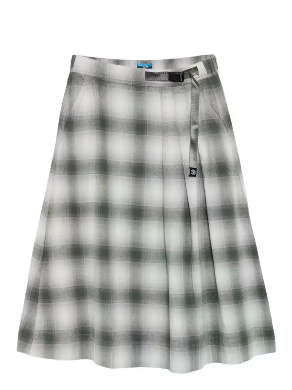 SPORT B. BY AGNÈS B. Checkered Plaid Skirt - Green