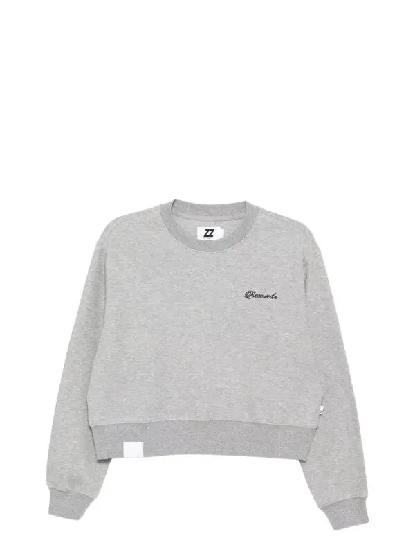 Izzue Embroidered Slogan Sweatshirt - Grey