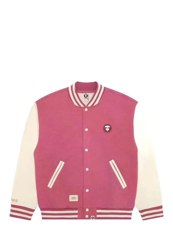 AAPE BY *A BATHING APE® Logo-patch Bomber Jacket - Pink
