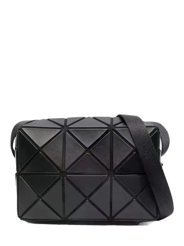 Issey Miyake Geometric-pattern Shoulder Bag - Black