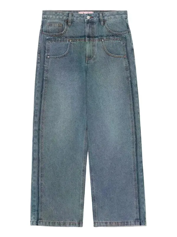 B+AB Layered-effect Jeans - Blue