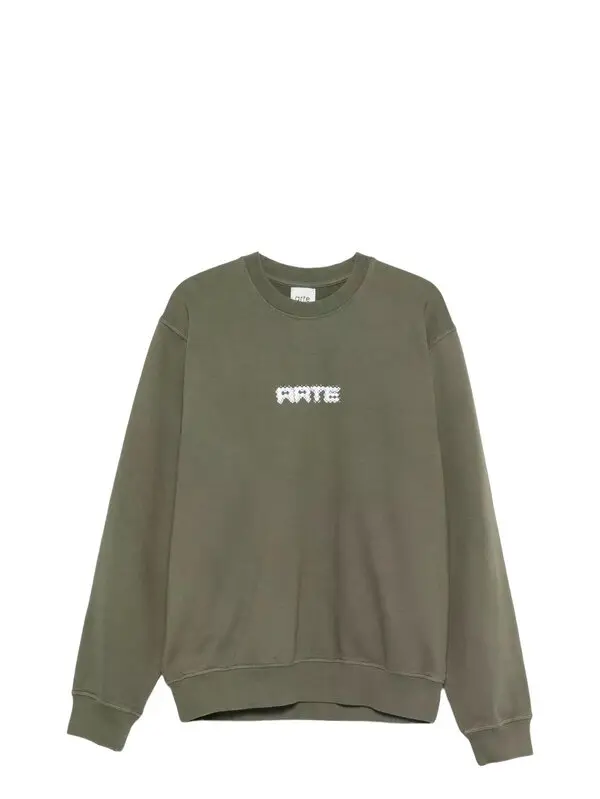 ARTE ANTWERP Logo-print Sweatshirt - Green
