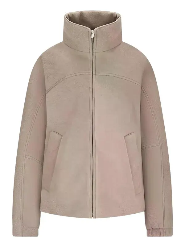 MORDECAI High-neck Zip-up Jacket - Grey
