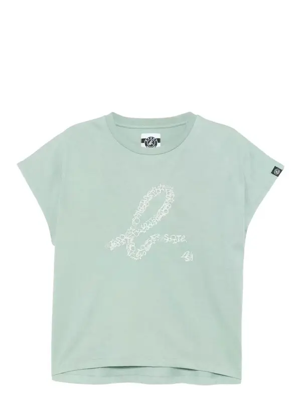 SPORT B. BY AGNÈS B. Logo-embroidered T-shirt - Green