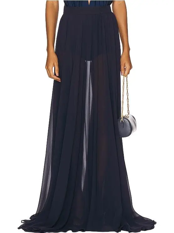 MARIANDREE GAITAN Ivy Maxi Skirt - Blue