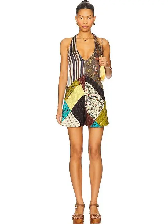 SIEDRES Suliens Halterneck Dress - Multi