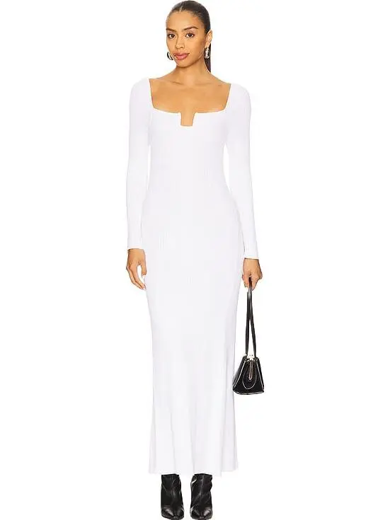 Bevza Kate Long Dress - White