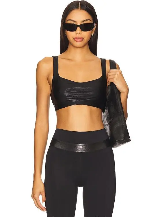 Heroine Sport Marie Sports Bra In Black - Onyx