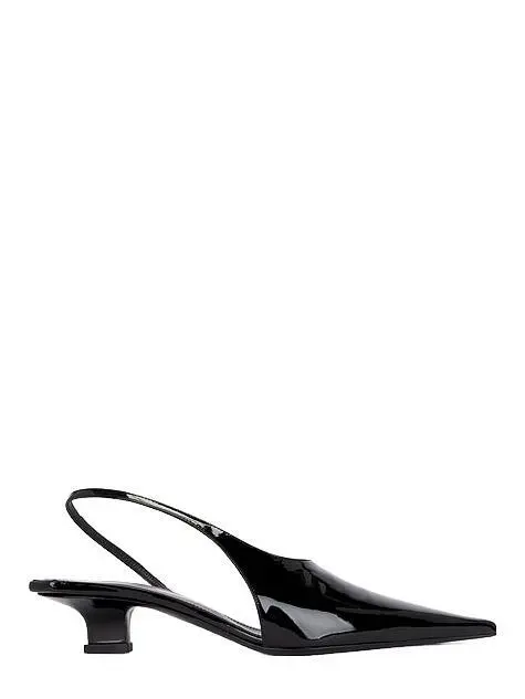 LUCASHEVA Aurora Slingback Pump - Black Patent