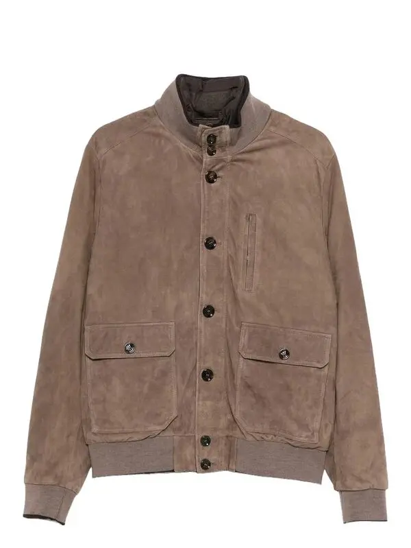 MOORER Adeliso-ur Torto Jacket - Brown