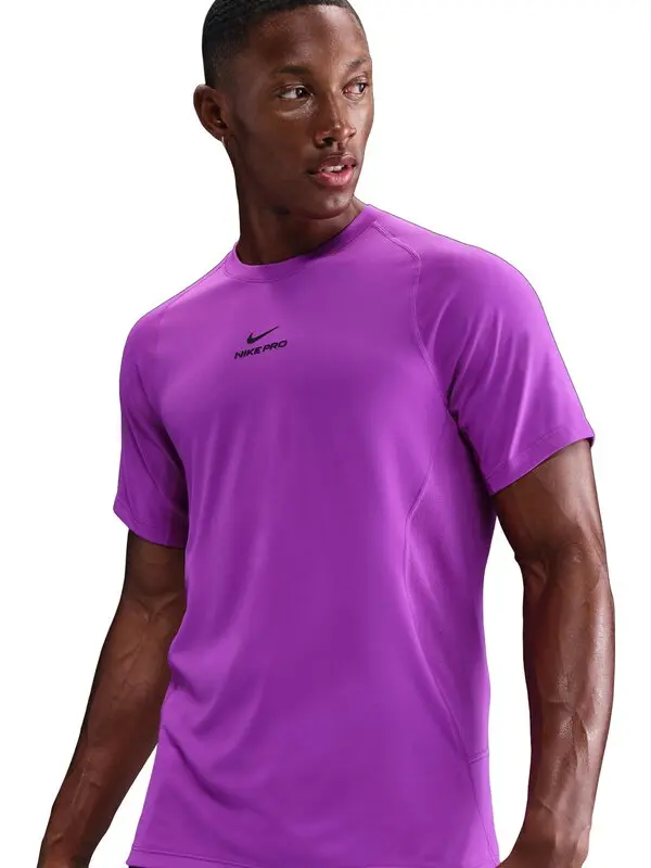 Nike Pro Training Dri-fit Short-sleeve Top - Purple