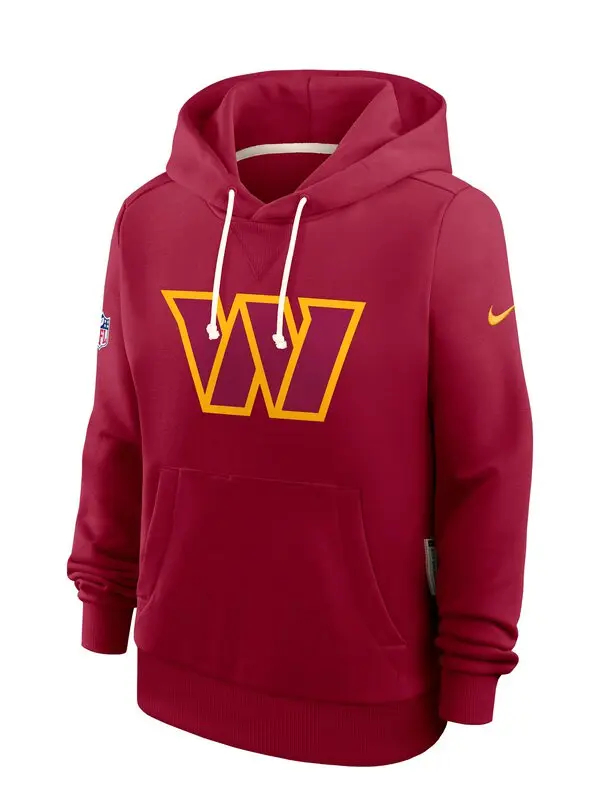 Nike Washington Commanders Sideline Dri-fit Nfl Pullover Hoodie - Red