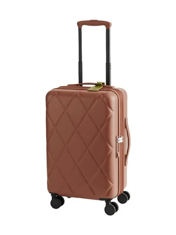 VERA BRADLEY 22" Adair Spinner Rolling Luggage - Brown