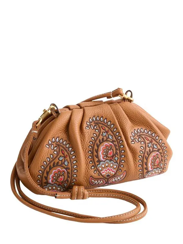 VERA BRADLEY Small Taber Crossbody Bag - Brown