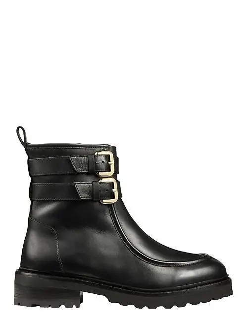 LK BENNETT Bennie Leather Ankle Boots - Bla-black