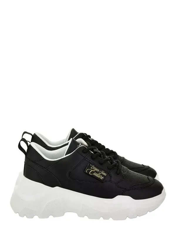 Versace Logo-detail Chunky Trainers - Black