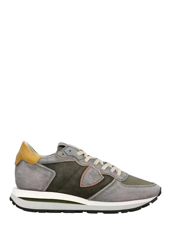 Philippe Model Tropez Haute Panelled Sneakers - Grey