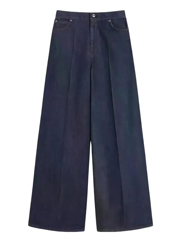 Max Mara Carmine Wide-leg Jeans - Blue