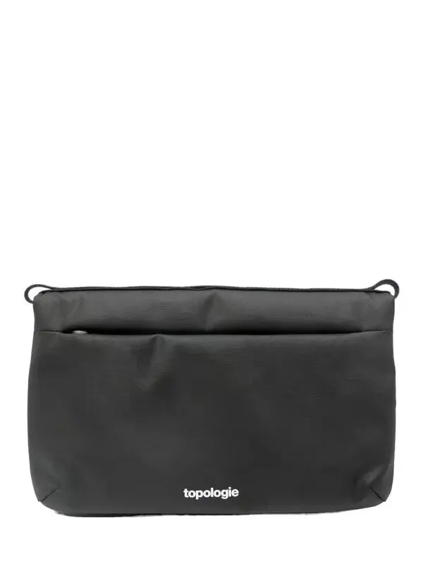 TOPOLOGIE Small Flat Sacoche Clutch - Black