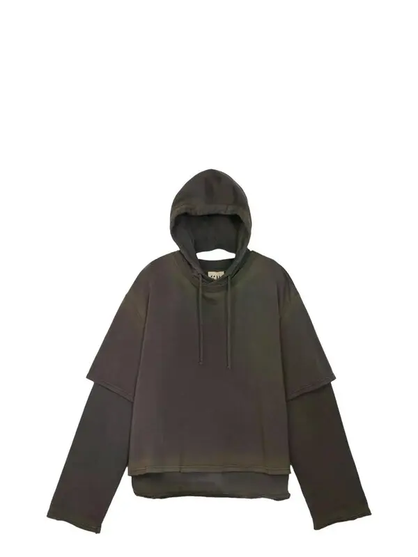 Camper Double-layered Hoodie - Black