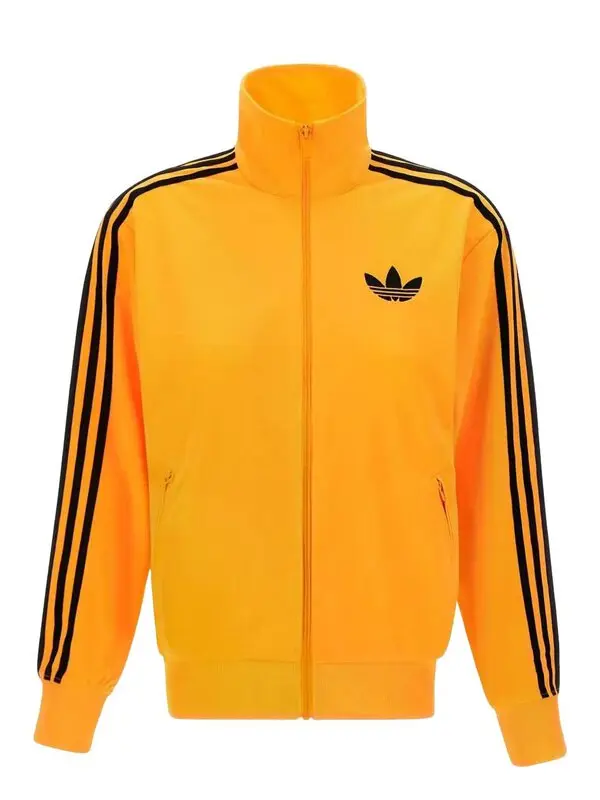Adidas Firebird Three-stripe Track Jacket - Orange
