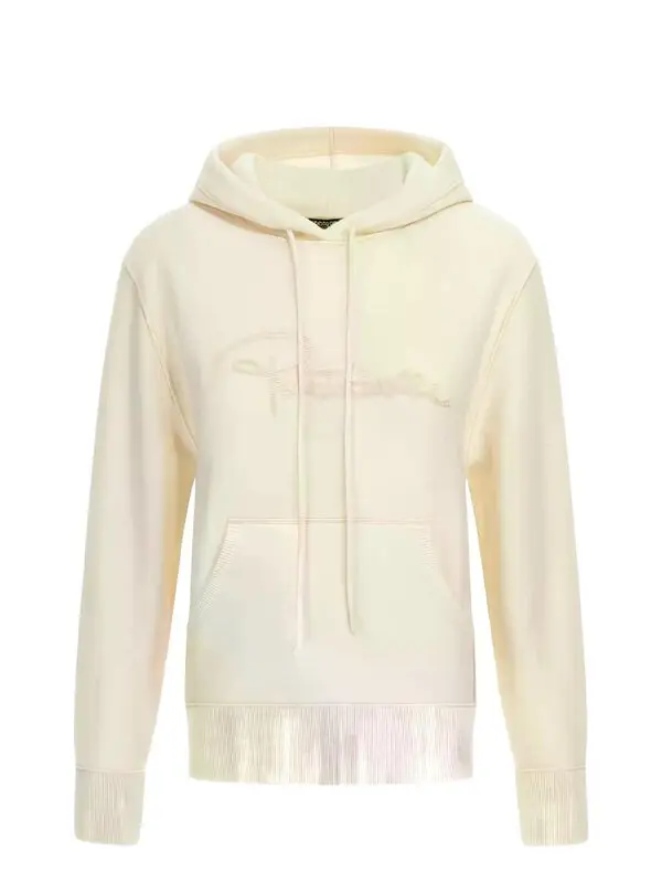 Roberto Cavalli Embroidered Hoodie - Neutrals