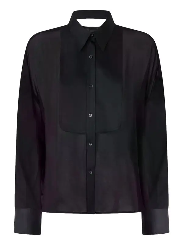 Pinko Pleated-panel Shirt - Black