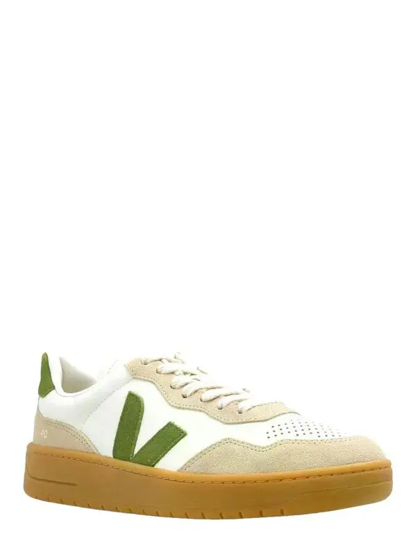 VEJA V-90 Leather Sneakers - White