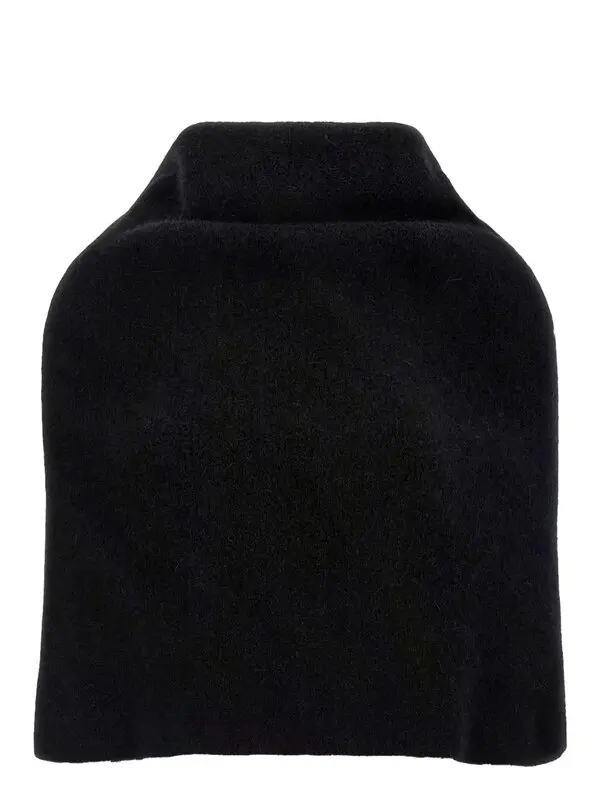 Rick Owens Cowl Hooded-collar Cape - Black