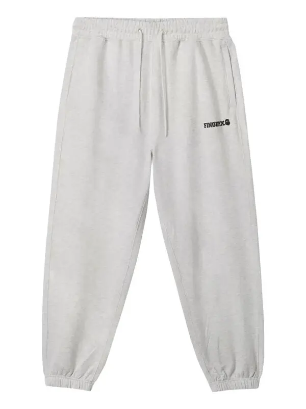 FINGERCROXX Logo Cuffed Sweatpants - Grey