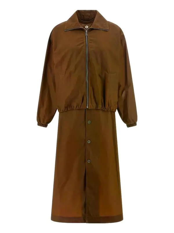 MARBELL Iryna Single-breasted Coat - Brown