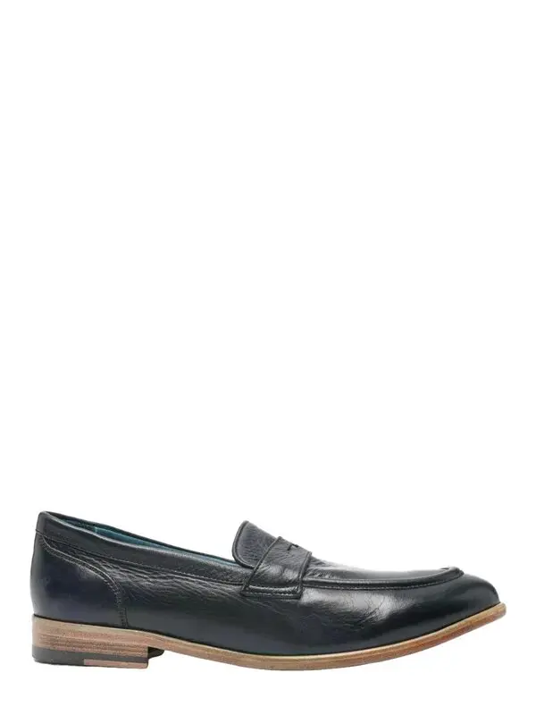 STURLINI FIRENZE Leather Penny Loafers - Blue