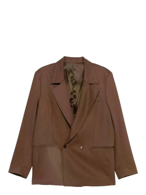 COSTUMEIN Double-breasted Blazer - Brown