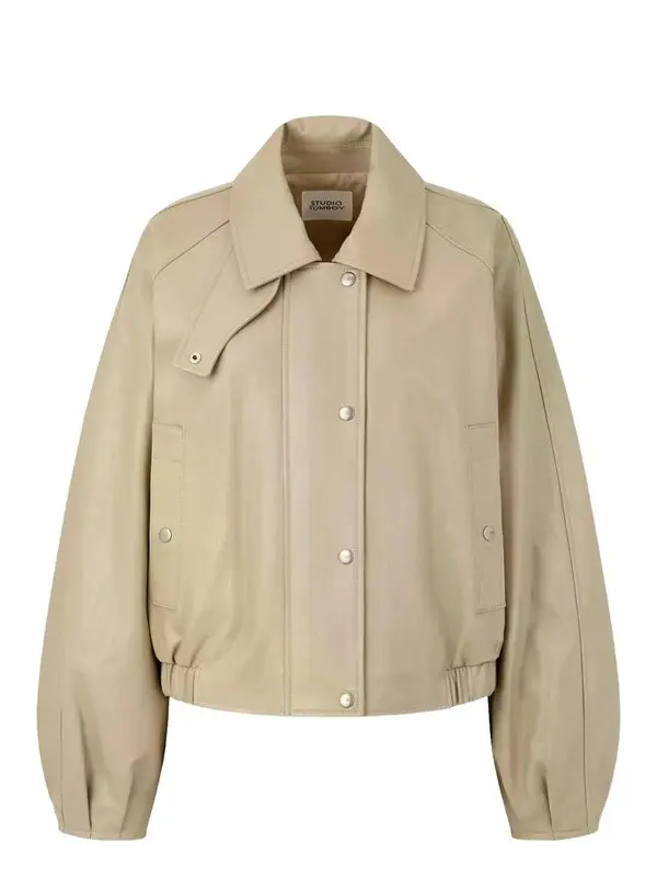 STUDIO TOMBOY Spread-collar Jacket - Neutrals