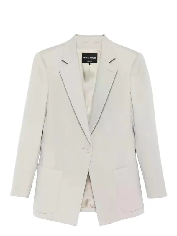 Giorgio Armani Single-button Blazer - Neutrals