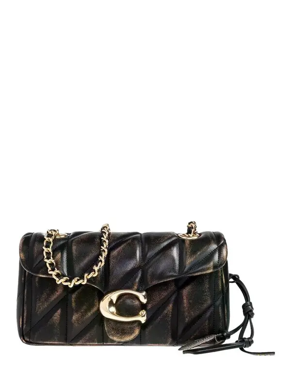 COACH Quilted Chain Shoulder Bag - Brown