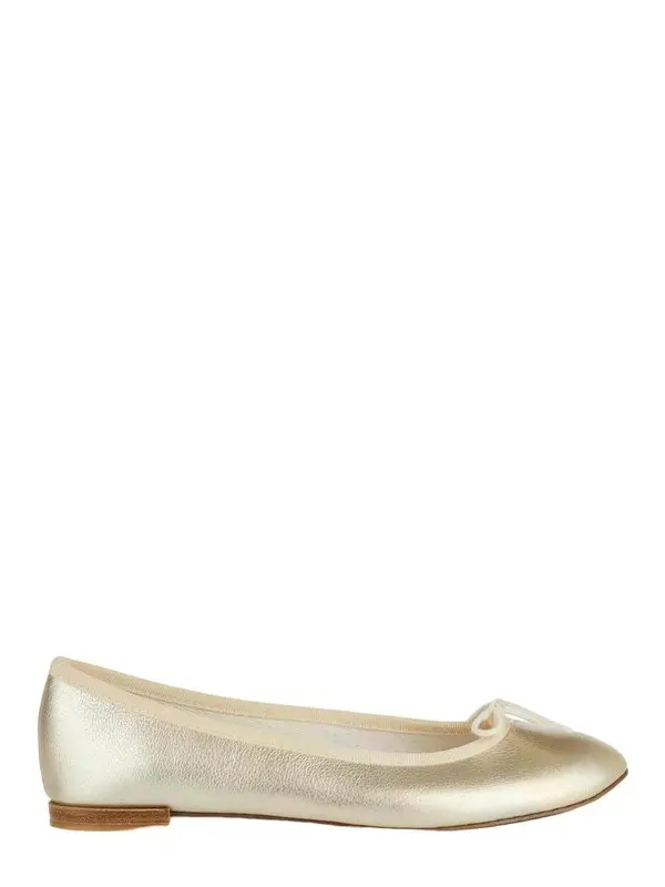 Repetto Cendrillon Metallic Ballet Flats - Neutrals