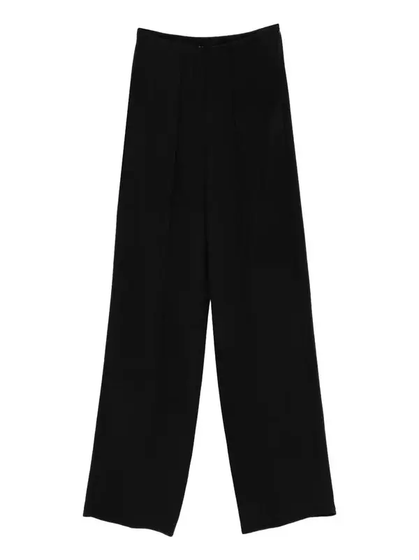 Dusan Pleated Front Trousers - Black