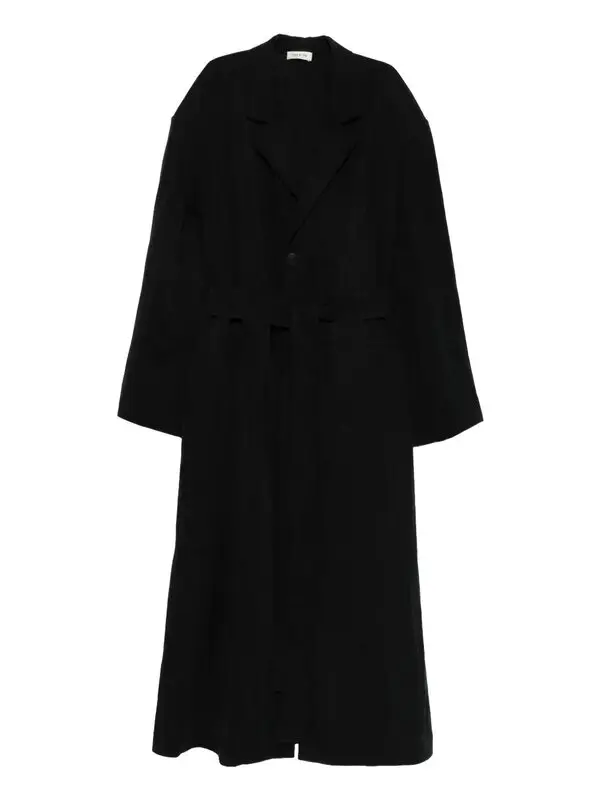 Fear Of God Belted Coat - Black