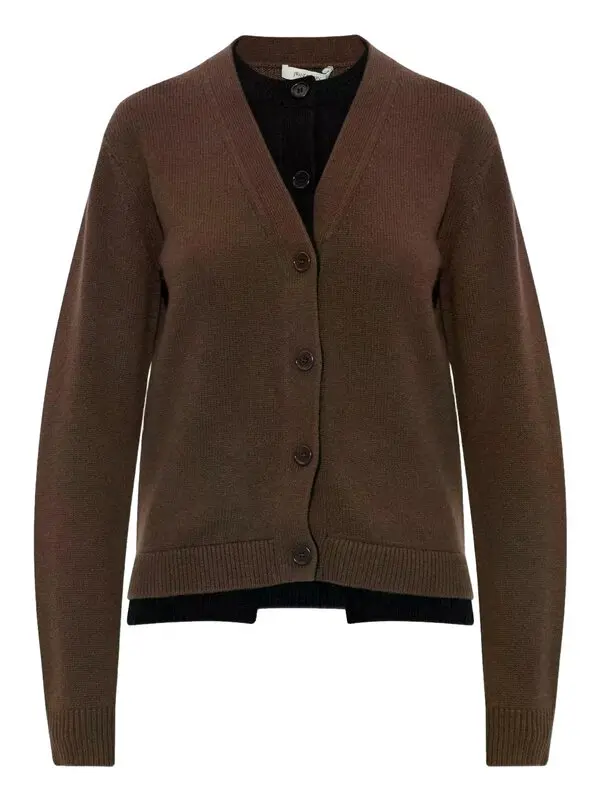 JW Anderson Button-front Wool Cardigan - Brown