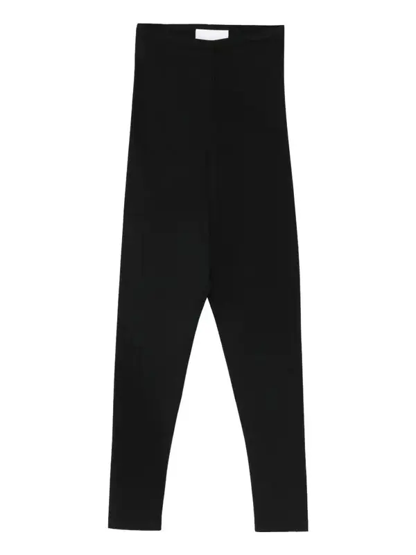 Erika Cavallini Ribbed Leggings - Black
