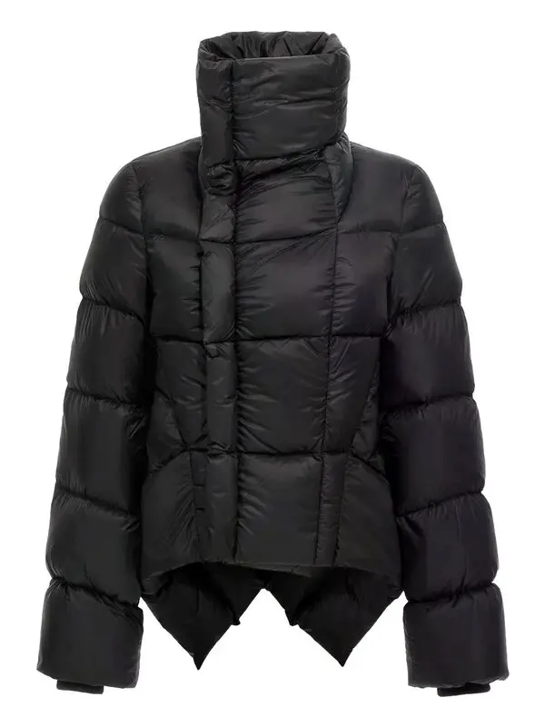 Rick Owens Naska Lambskin Puffer Jacket - Black