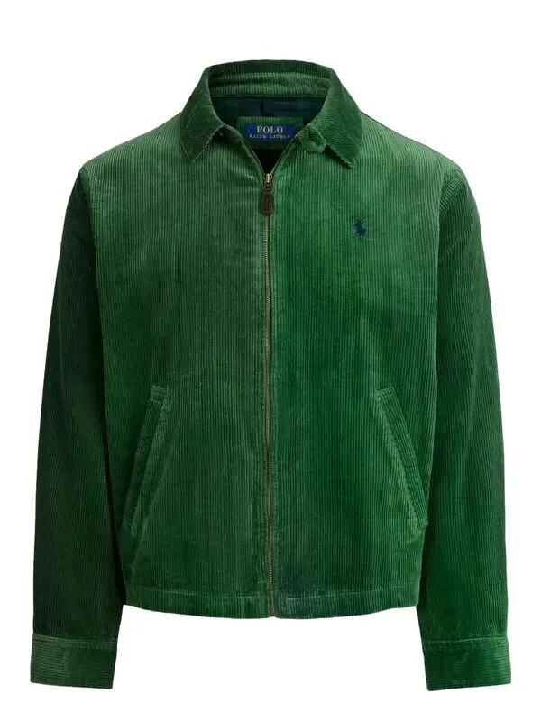 Ralph Lauren Corduroy Zip-up Jacket - Green