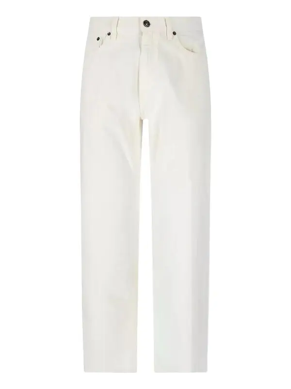 Zegna Zip-fly Button-fastening Jeans - White