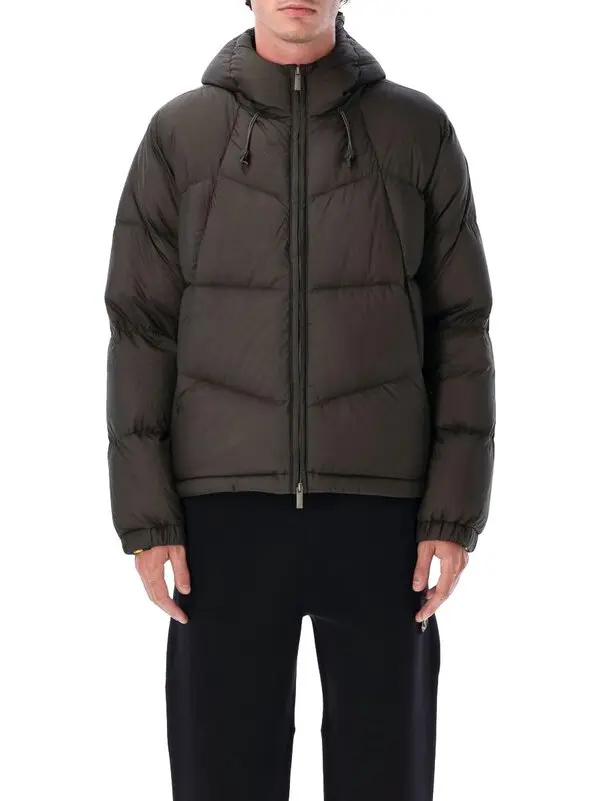 K-WAY Quill Thermo Light Ripstop Down Jacket - Black/olive